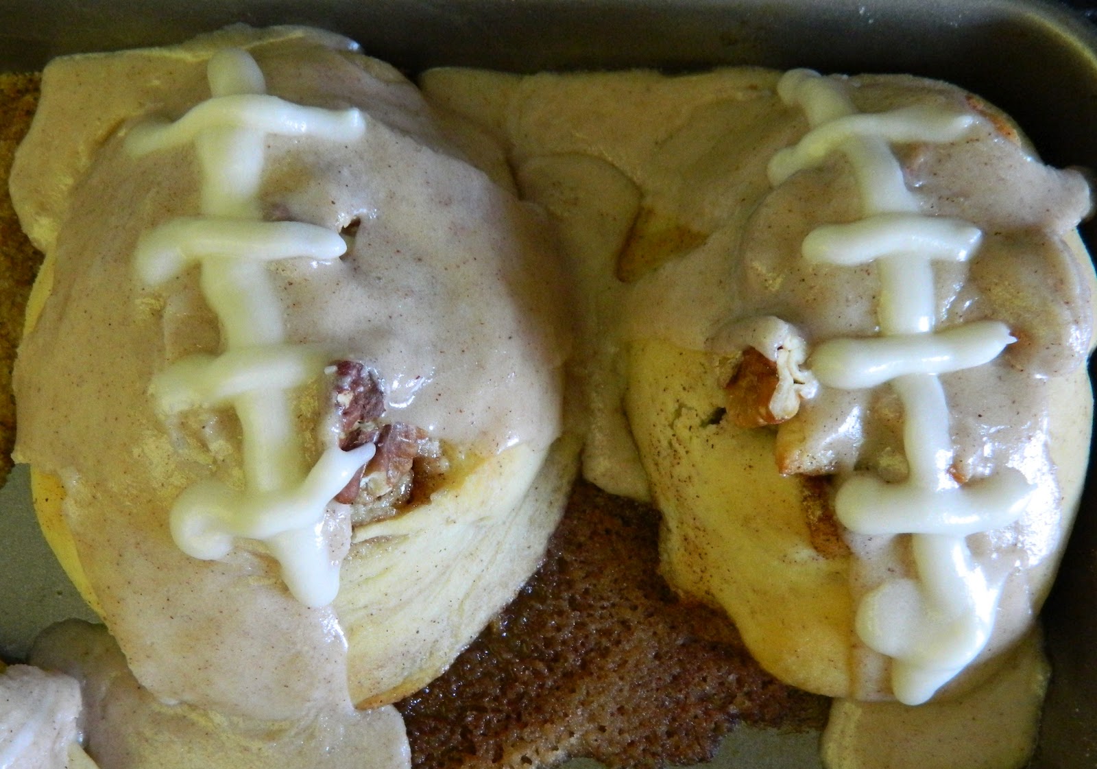 Polka-Dotty Place: Football Rolls