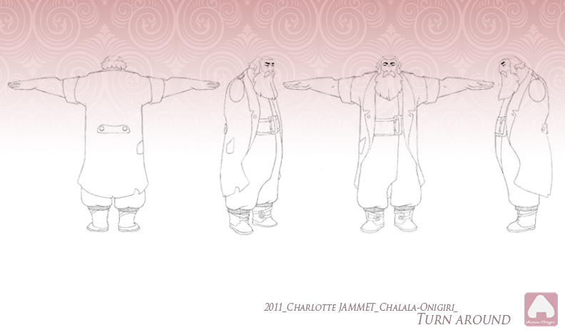 Chalala Onigiri: Planches_Chara Design