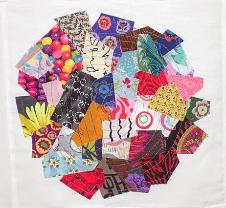 Karen Griska Quilts: Modern Raw-Edge Scrap Quilt!
