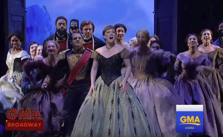 VJBrendan.com: The Cast of Broadway's 'Frozen' Perform 'For the First ...