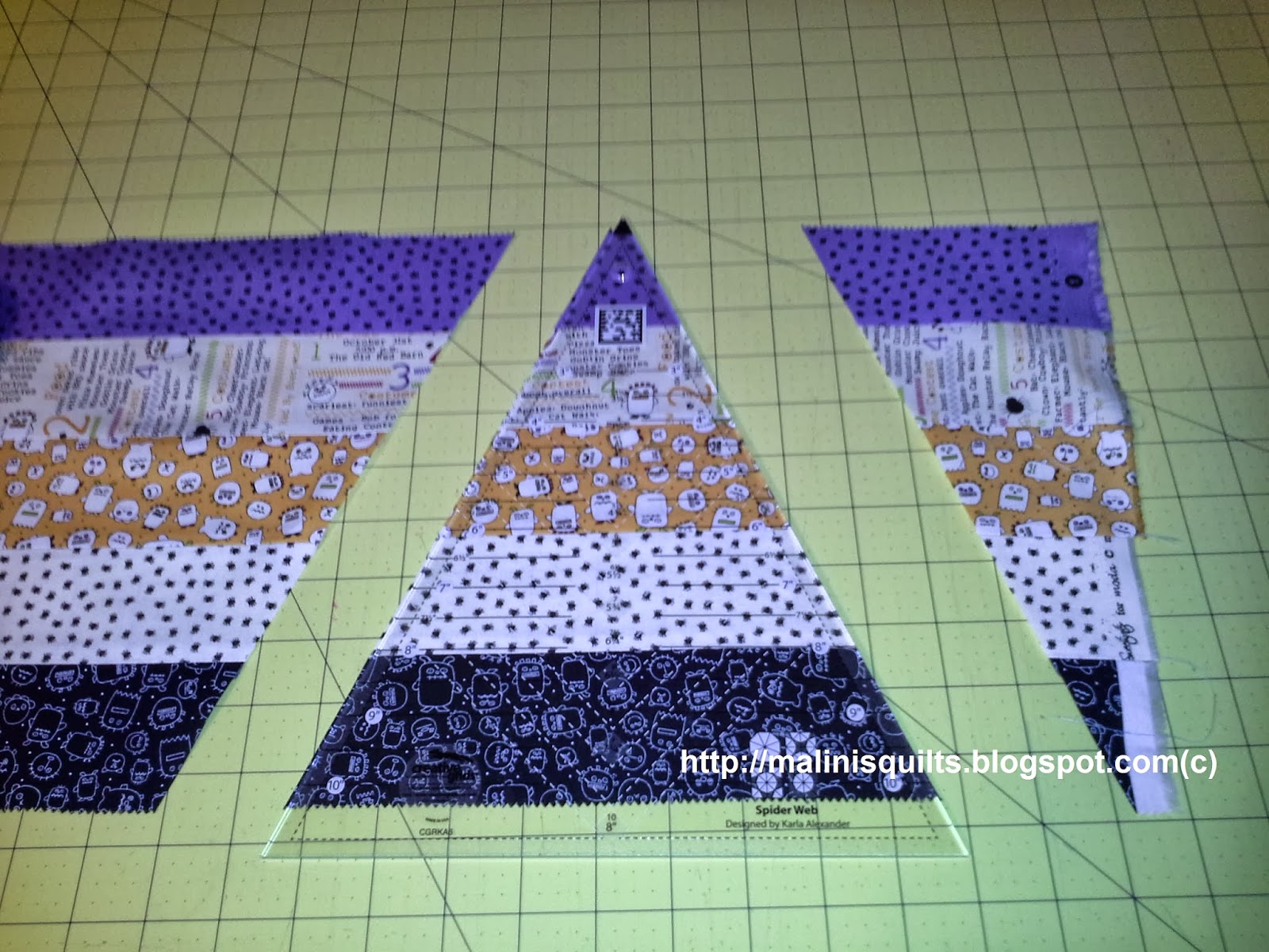 Updated Cute and Spooky Spider Web quilt tutorial