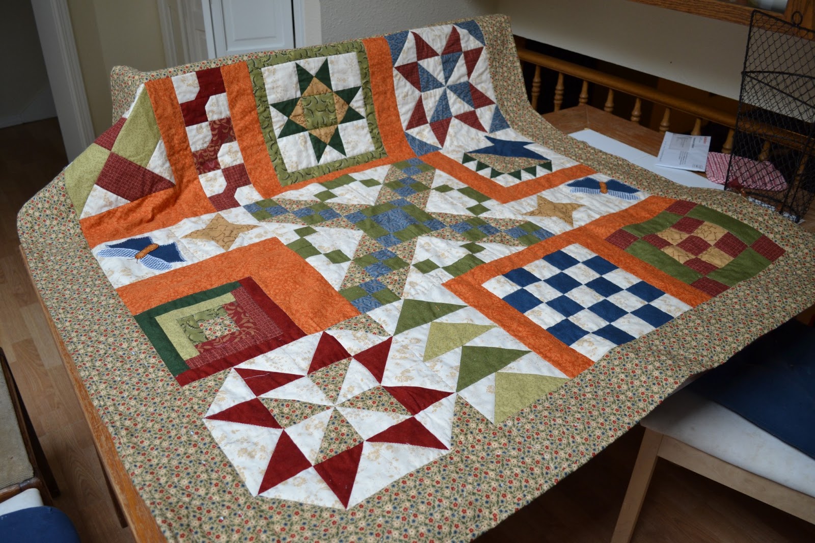 Sewing By Lottery: Sampler Quilt