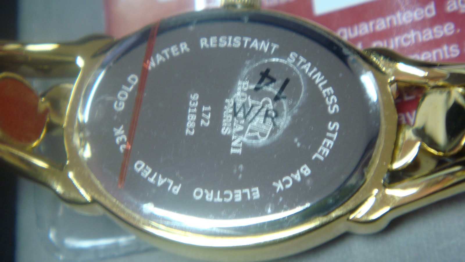 EE GARAGE: Jam Tangan Roscani..Gold Plated 23k