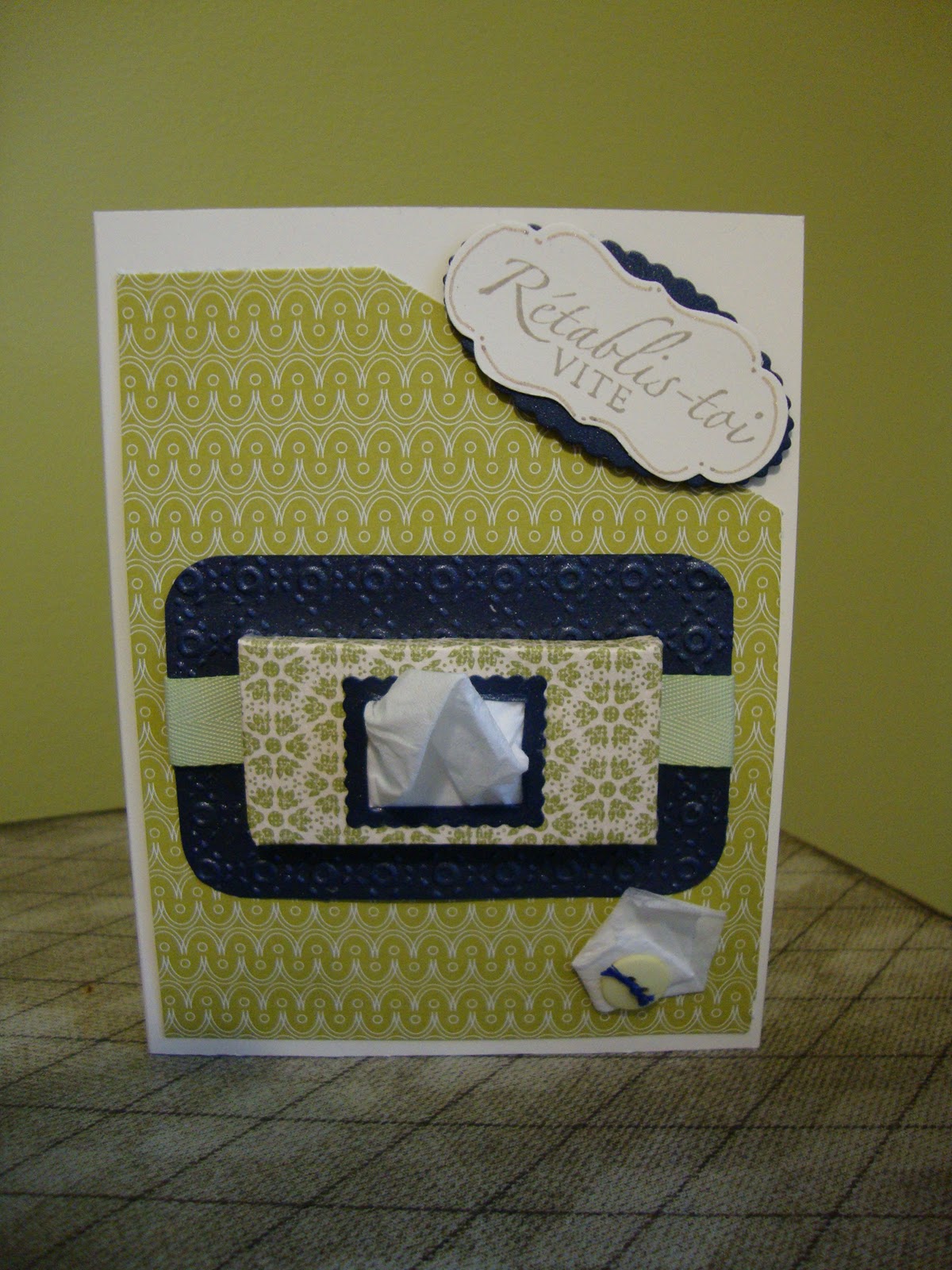 Crafty Cooky: Cute Tissue Card
