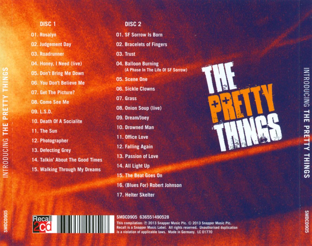 Pop On The Run: The Pretty Things - Introducing the Pretty Things (2013 ...