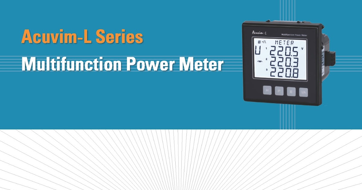 興昌電機 Hing Cheong - Electric: Accuenergy Acuvim-L Series Multi function ...
