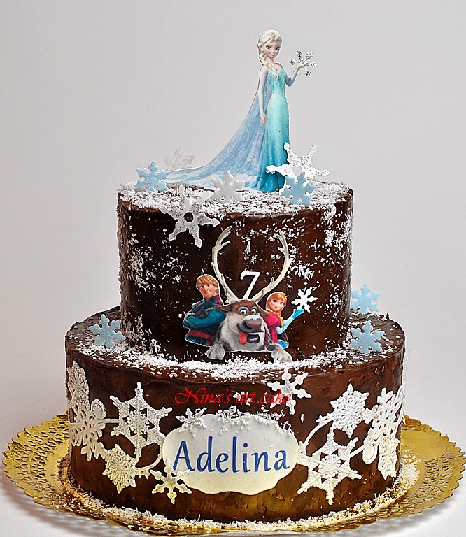 Nina's Art Cake: Tort "Elsa" pentru Adelina