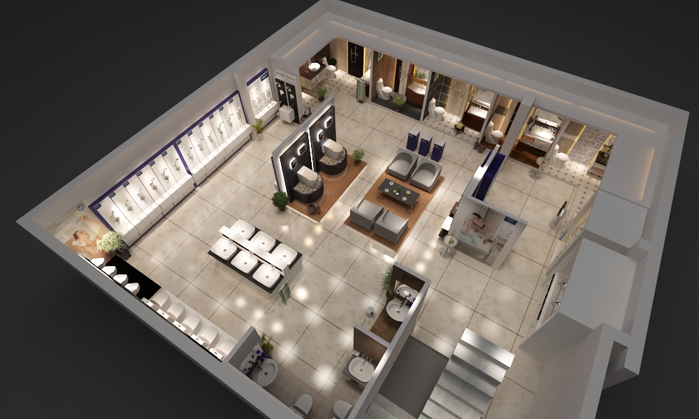 3D Visualization : Retail Store Visualisation