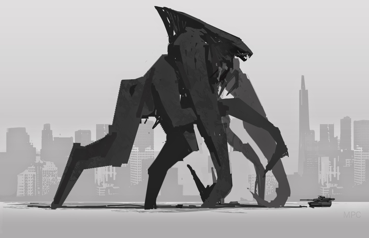 Godzilla Concept Art by MPC | Computer Graphics Daily News