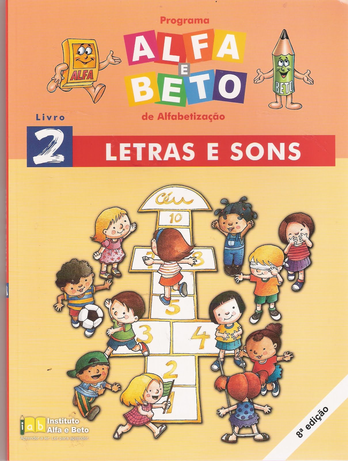 TICS FÁTIMA VARÉLIA: Capa do Livro do Aluno ALFA e BETO
