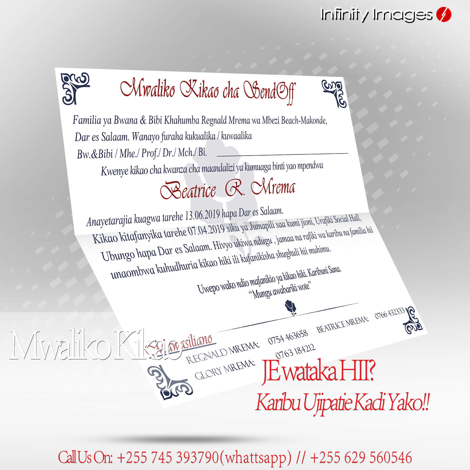 Mwaliko Kikao sendoff