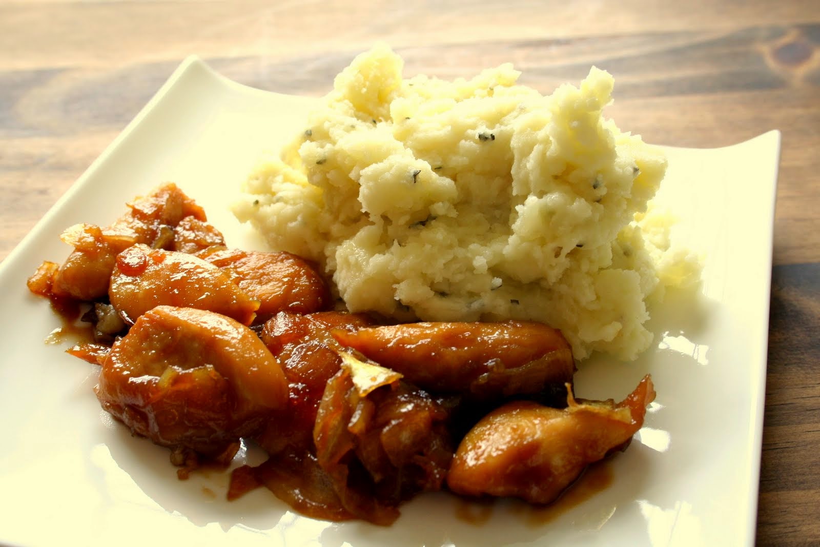 mis recetas comida hecha en casa: COMO HACER POLLO CON MIEL Y PURÉ DE ...