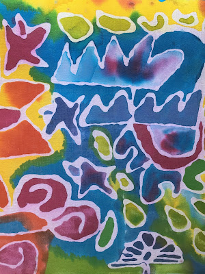 Collages and more: Batik made easy: Liquid Wax (aka Cold Wax)