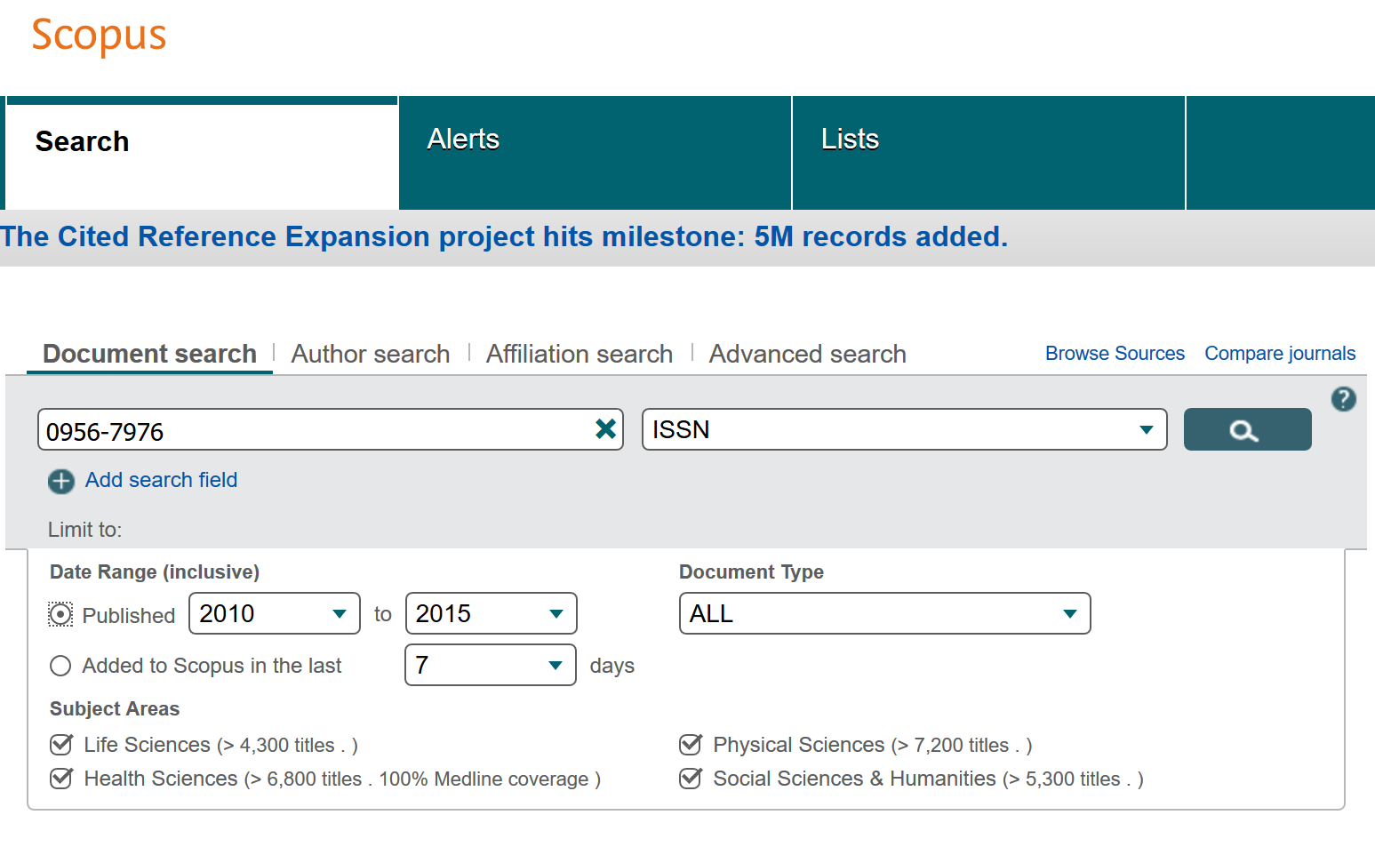 The 20% Statistician: Plotting Scopus article level citation data in R