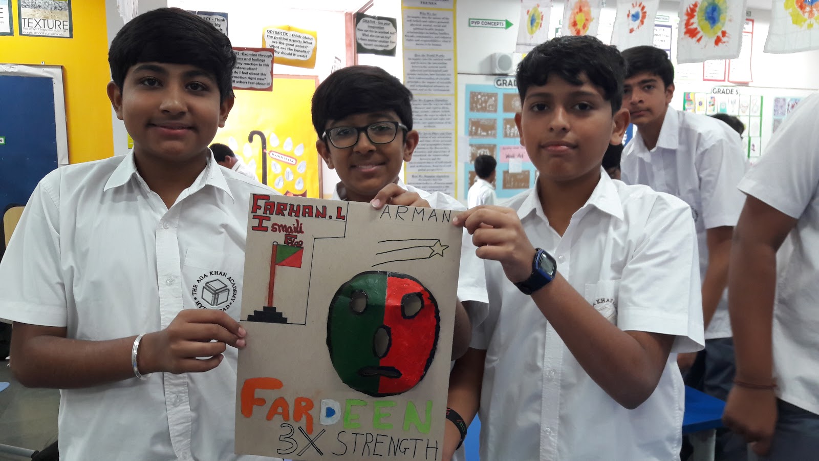 ART-rageous: MYP year 3 students creating masks from various cultures