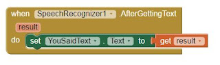 MIT App Inventor 2 - Voice Recognition