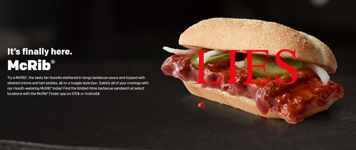 Live From My Brothers Basement: Fake McRib News in Colorado! This is a ...