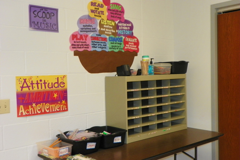 Music with Mrs. Dennis: Ice Cream Bulletin Board