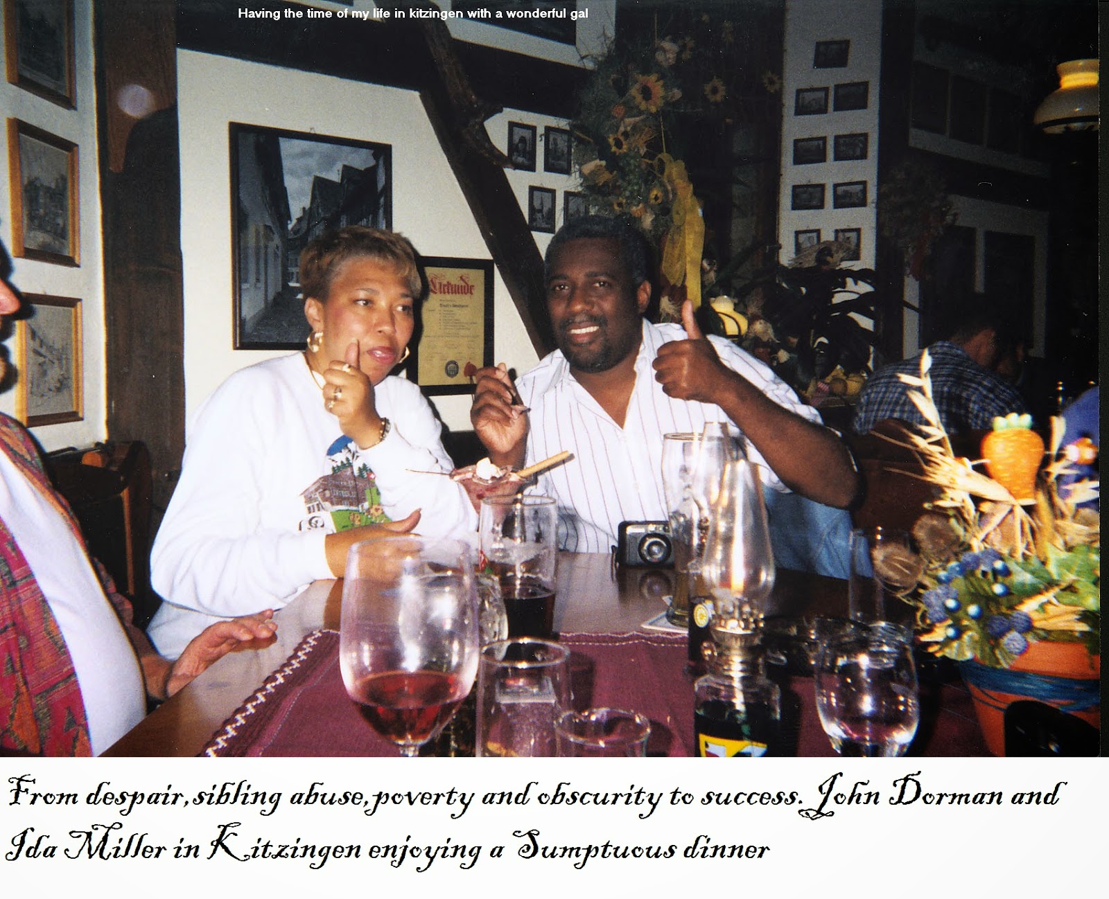 John Dorman enjoying the best of both worlds