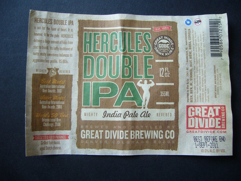 El Ministerio de la Cerveza: Hercules double IPA