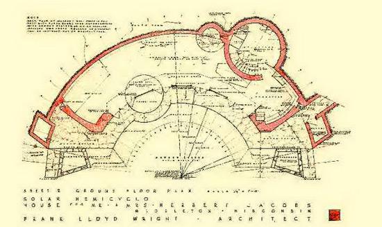 Investigación y Arquitectura: CASA HERBERT JACOBS II (HEMICICLO SOLAR)