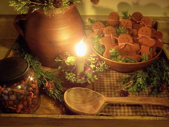 Cathy's Craft Corner: A Primitive Christmas vignette