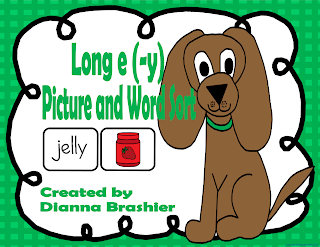 Teachers R US: Long e (-y), ey, and y Picture and Word Sort