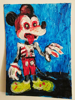 TIM OZMAN ART PORTFOLIO AND AUCTIONS.: Mickey Mouse Zombie #2 original ...