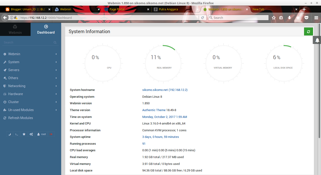 Tklbam Web Interface