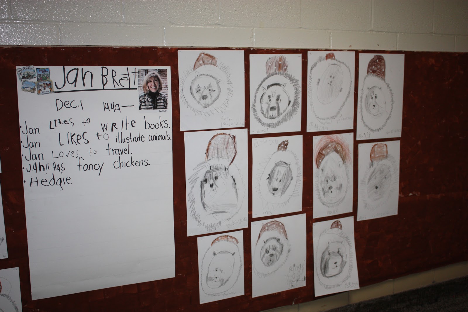 Mrs. Atkin's Kindergarten: Jan Brett author study