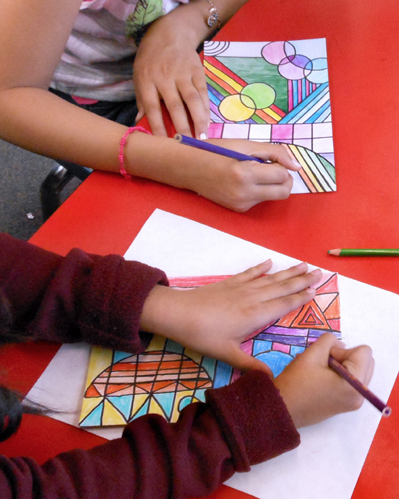Earl Warren Arts: Fourth Grade: 2D Geometric Design
