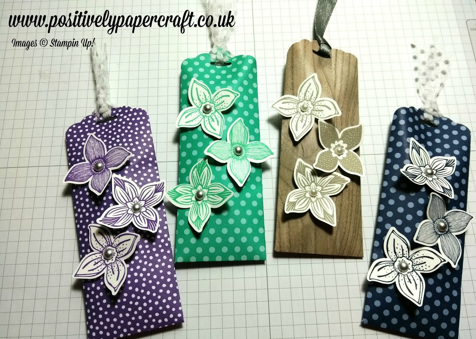 Positively papercraft: #4 6 x 6" Paper Week-EASY TAG TOPPER TREAT POUCHES