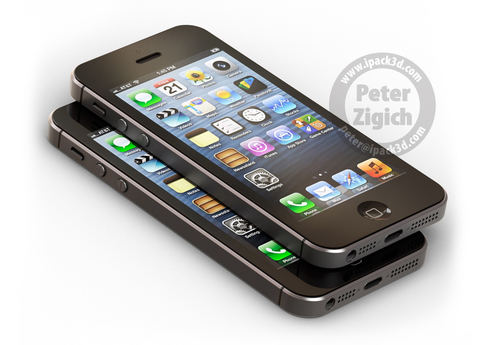 iPack3d.com: iPhone5 3d model