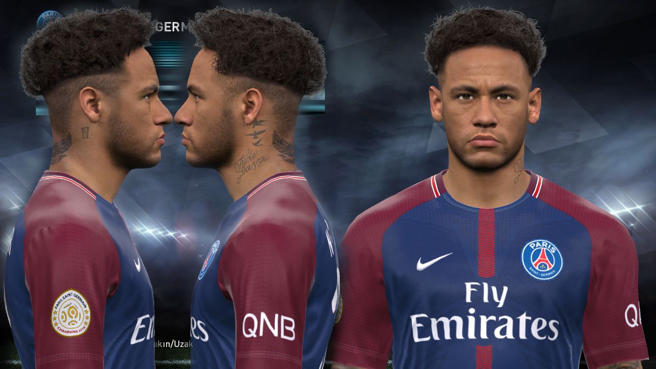 pes-modif: PES 2017 NEYMAR JR face by Huseyn