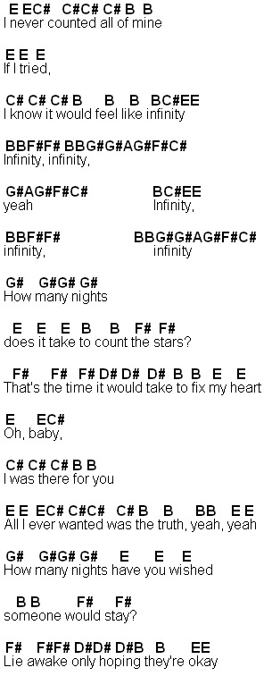 Flute Sheet Music: Infinity