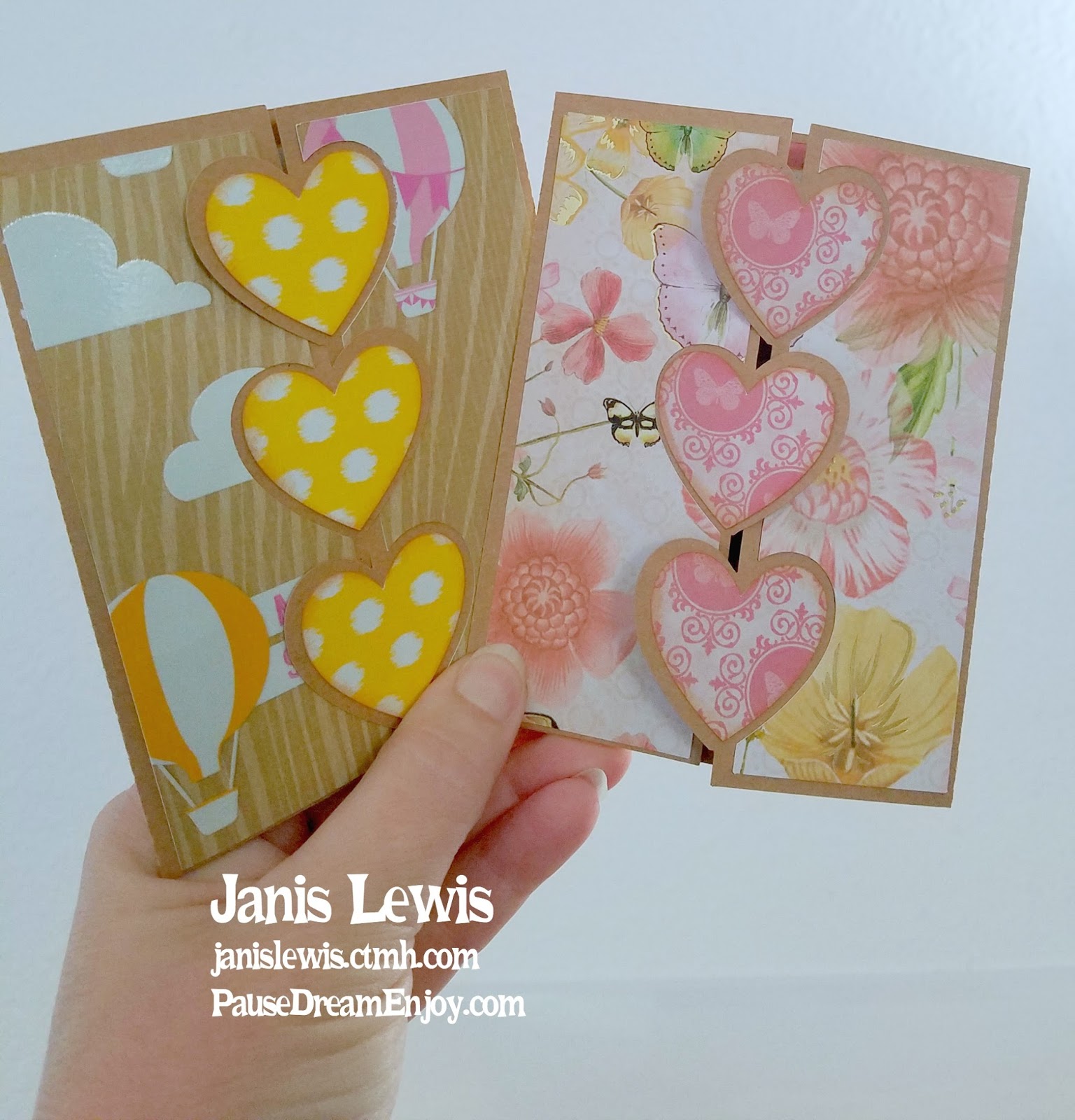 Pause Dream Enjoy: Heart Gate-Fold Cards