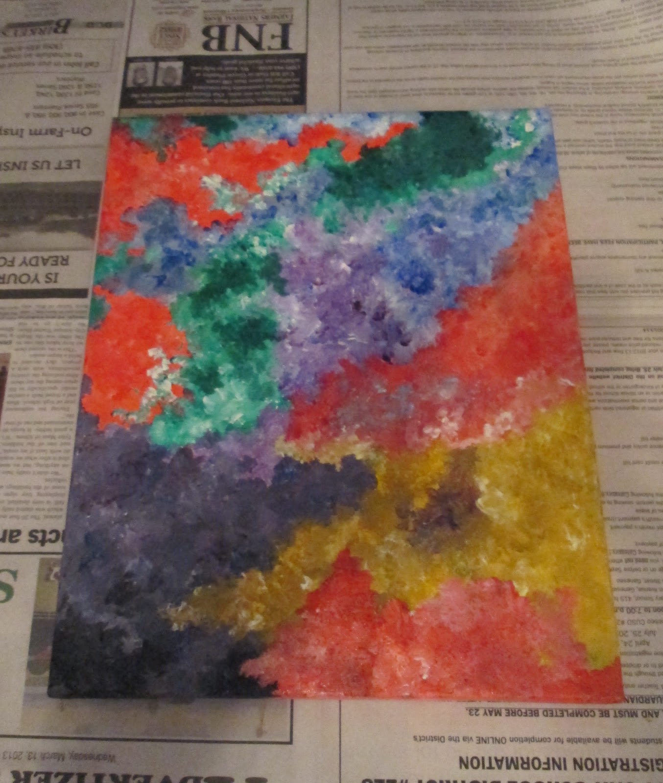 This Little House of Mine: Abstract Art Project