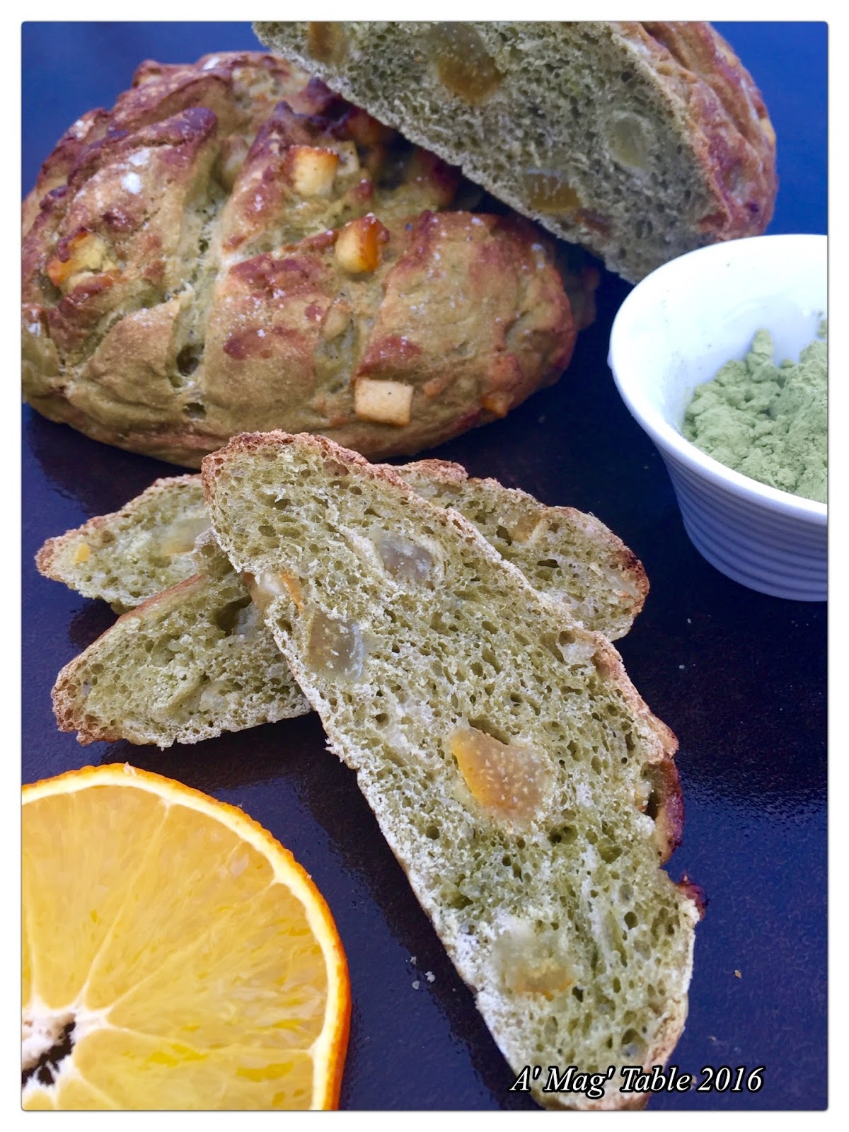 A' Mag' Table: Pain au thé vert Matcha