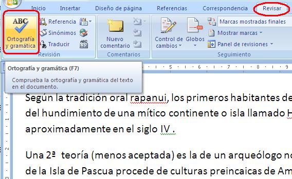 Aprendiendo Word: Corregir Ortografía y Gramática