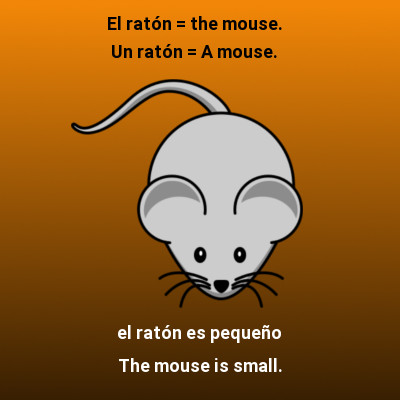 Mi Palabra Del Día: El ratón - the mouse.