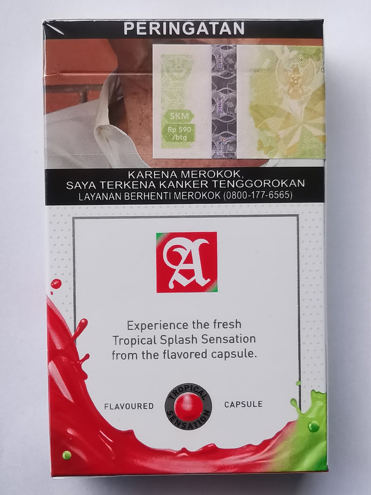 Sampoerna A Splash Tropical, SKM LTLN Pertama Dengan Fitur Kapsul Rasa ...