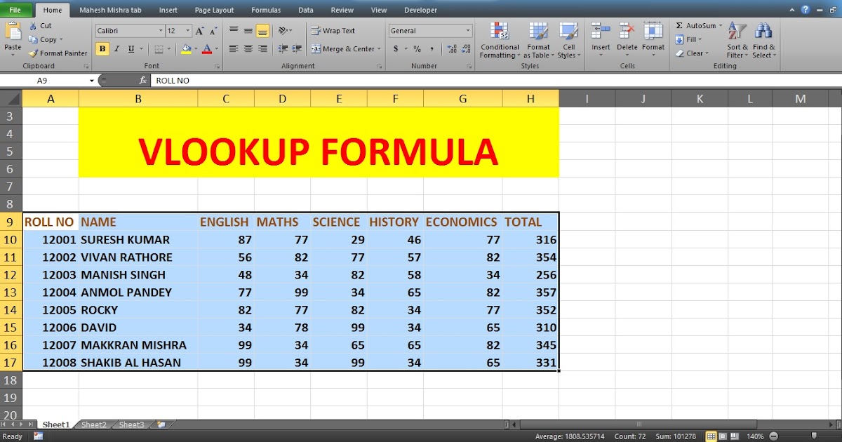 Vlookup In Excel 2016 Glowlasopa