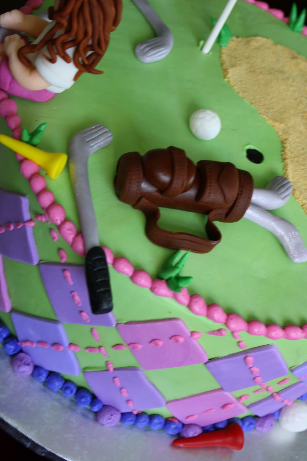 Claudine: Girls Golf Cake