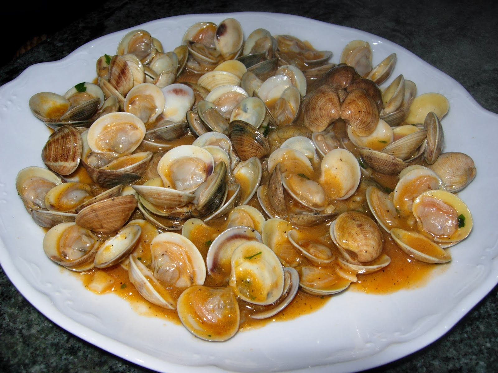 Trucos y recetas de Landa: ALMEJAS A LA MARINERA