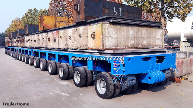 TrailerHome-Modular Trailer: TrailerHome- Goldhofer 20 axle lines ...