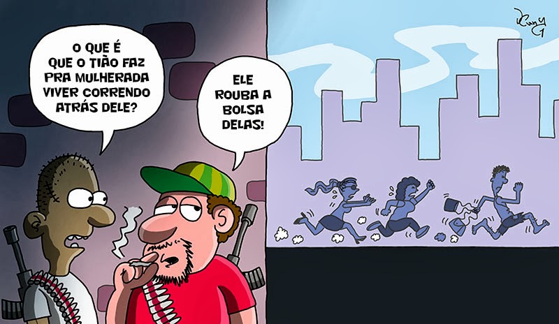 Charges do Denny: • A tática do Tião