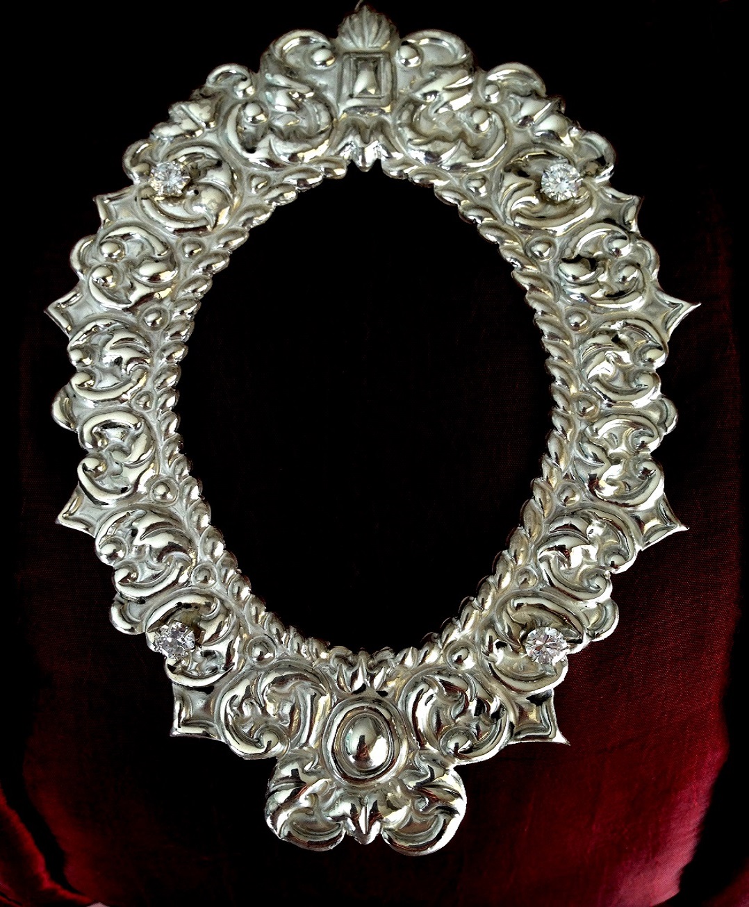 ORFEBRERIA RELIGIOSA ARTE PERUANO: Rostrillos de Plata de Ley 950 para ...