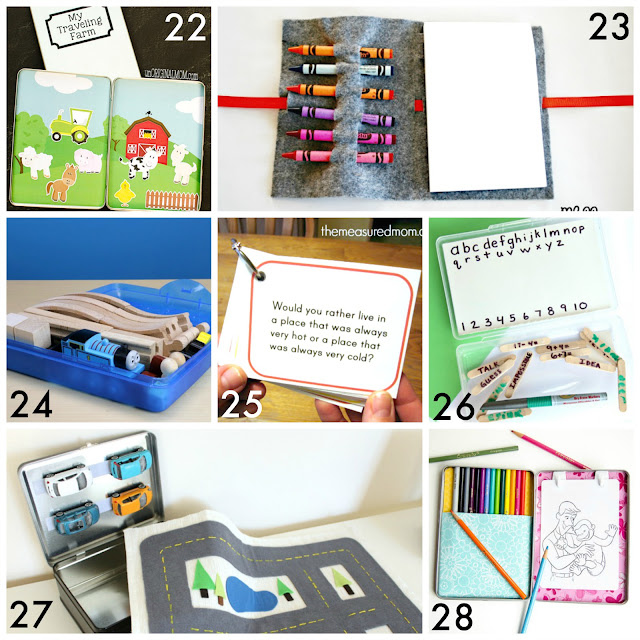 30+ DIY Portable Travel Kits for Entertaining Kids on the go!