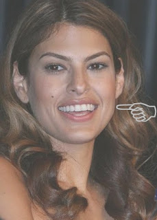 celebrities top smile: Eva Mendes-white teeth celebrities