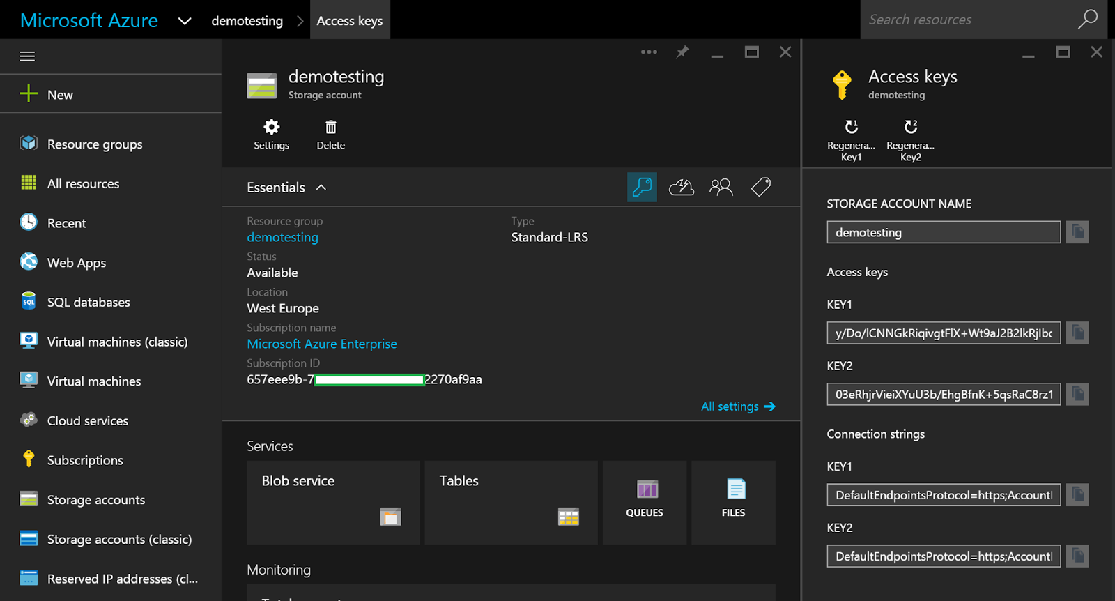 Azure Technical Blog: First look Azure File System Configuration